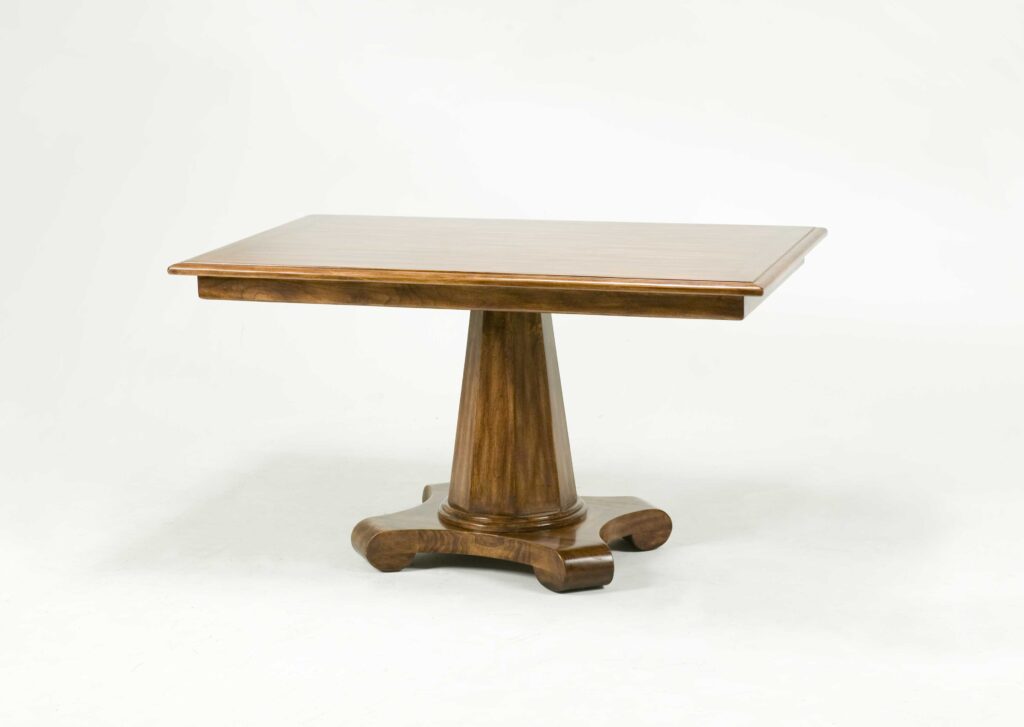 8794 RECTANGULAR DINING TABLE WITH PEDESTAL - Bausman & Company